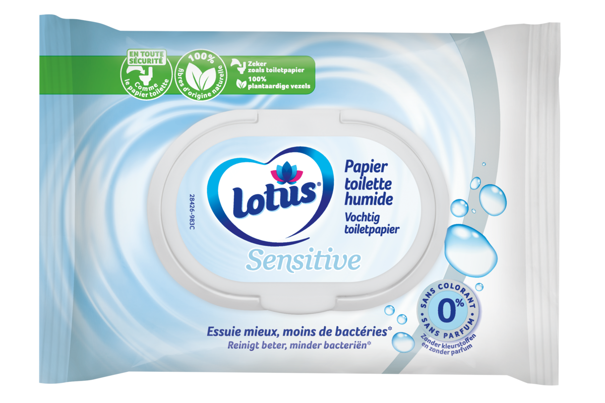 Lotus Sensitive vochtig toiletpapier - Lotus