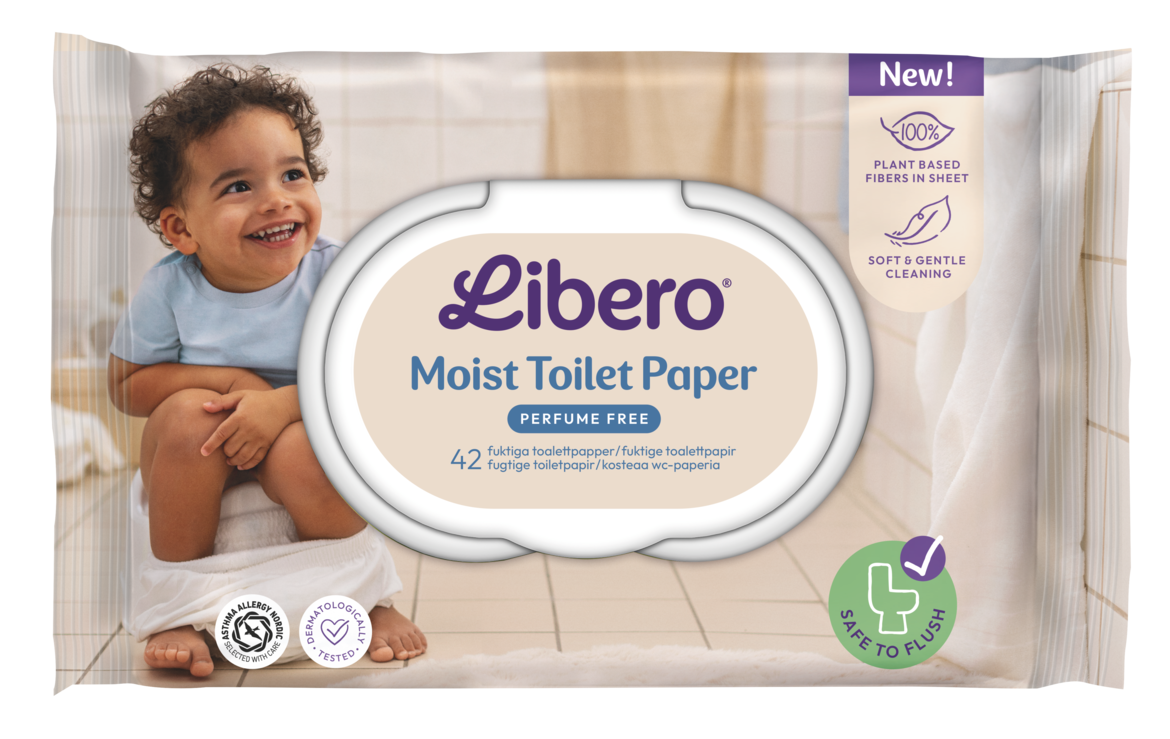 Fuktig toalettpapir 42 stk. – Libero Moist Toilet Paper - Libero