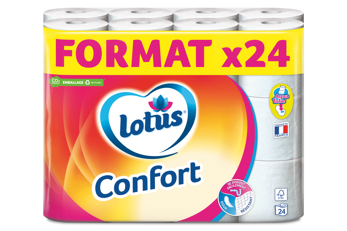 Papier toilette Lotus Confort - Lotus
