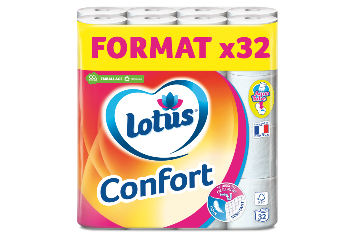 Papier toilette Lotus Confort - Lotus