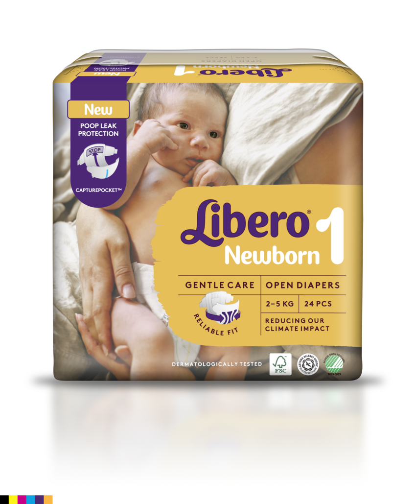 Bleer og babypleje til babyer 0-2 måneder eller 1-9 kg - Libero
