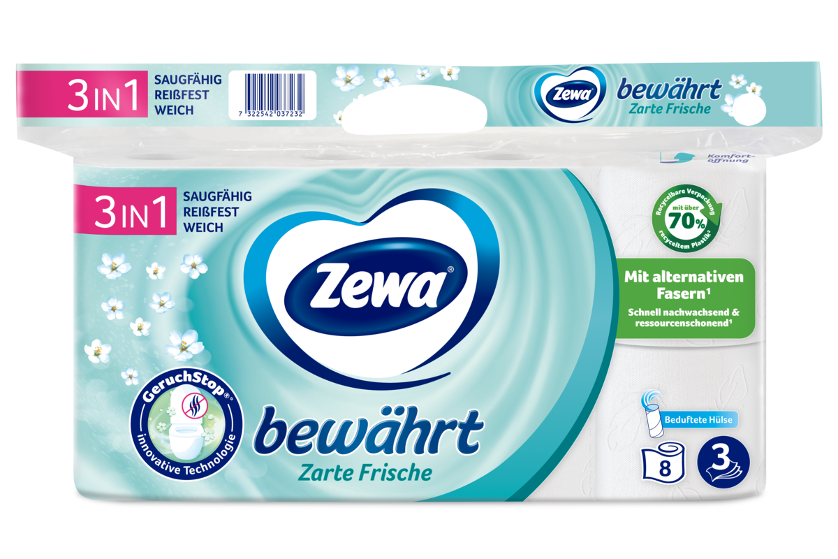 Zewa bewährt Zarte Frische - Zewa