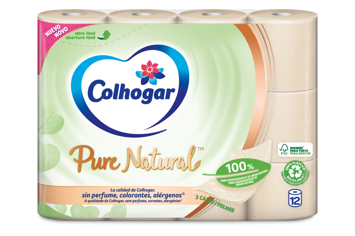 Papel Higiénico Colhogar Pure Natural - Colhogar