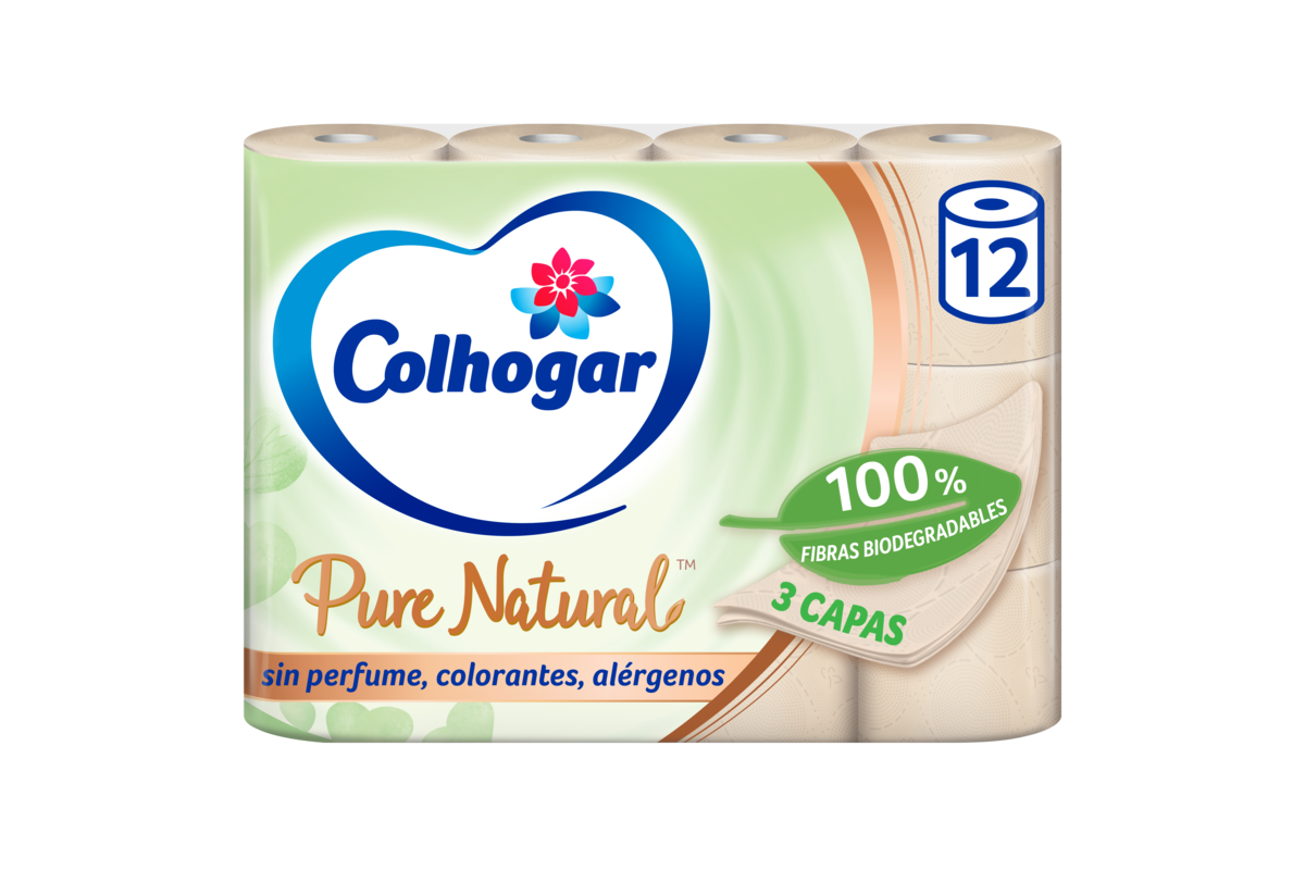 Papel Higiénico Colhogar Pure Natural - Colhogar