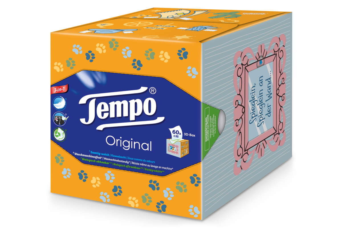 Tempo 3-in-1 Original Würfelbox - Tempo