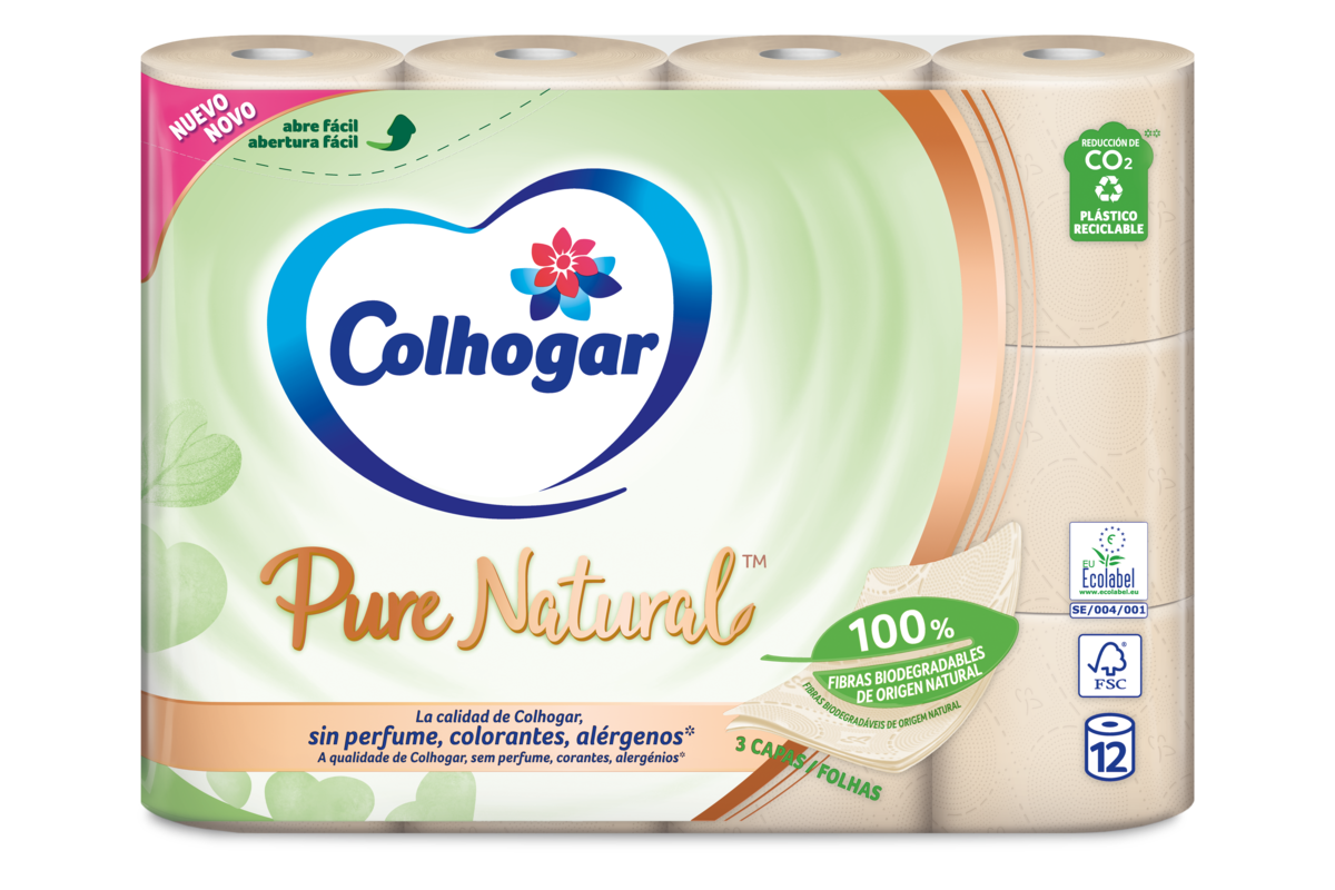 Papel Higiénico Colhogar Pure Natural - Colhogar