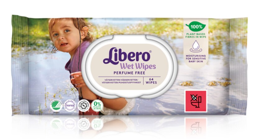 Libero våtservietter 64 pk - Libero