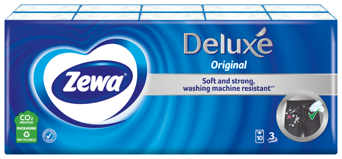 Zewa Deluxe Classic papír zsebkendő - Zewa