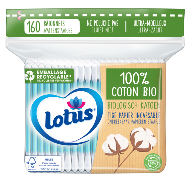 Lotus Sachets coton-tige bio - Lotus