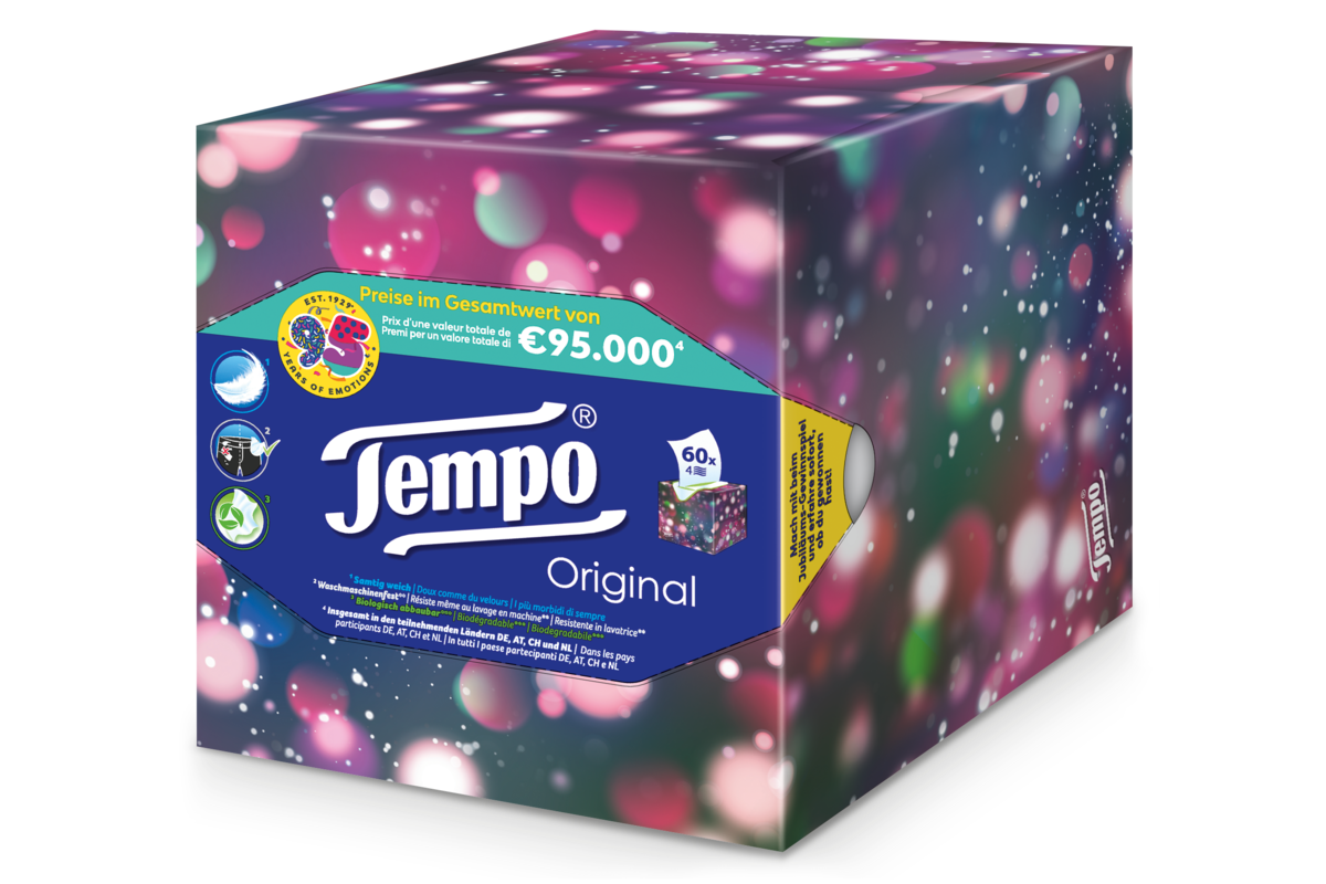 Tempo 3-in-1 Original Würfelbox - Tempo