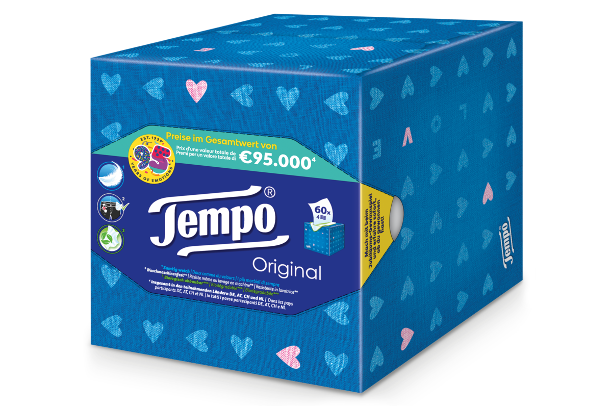 Tempo 3-in-1 Original Würfelbox - Tempo