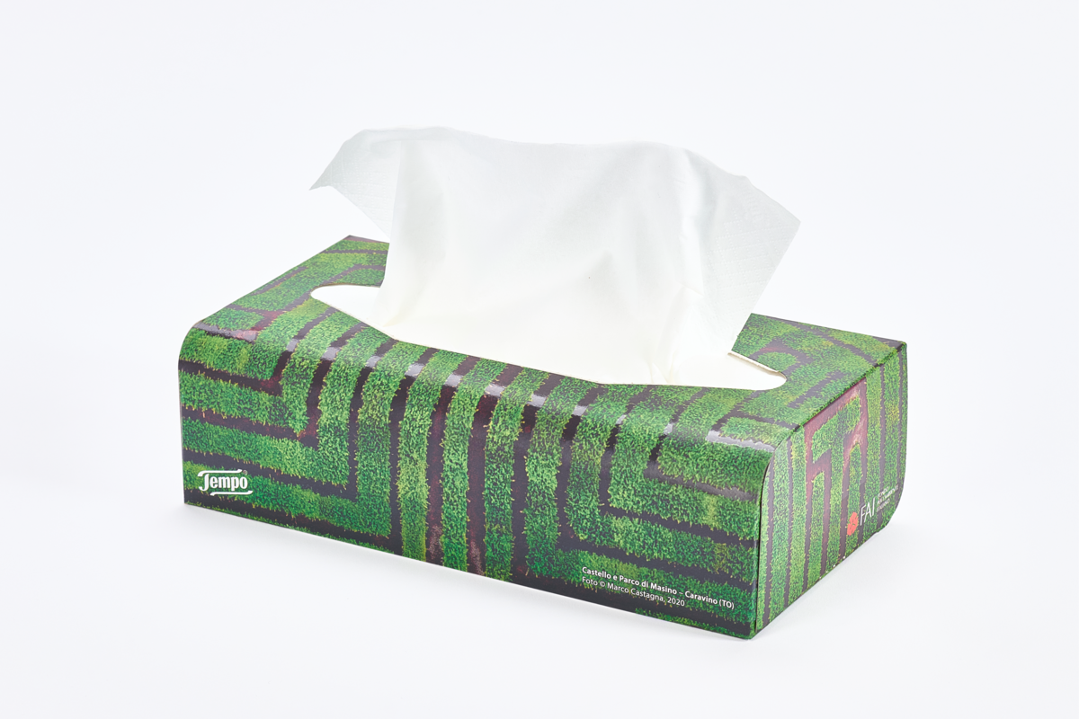 Tempo Fazzoletti Box - 4 veli resistenti - Tempo