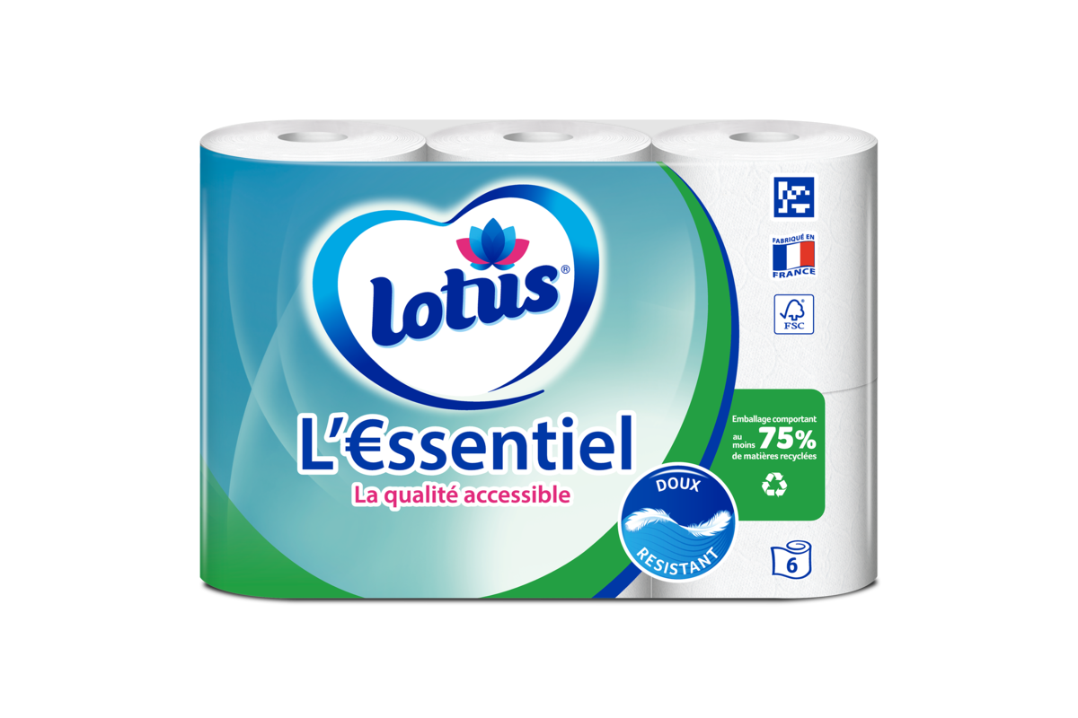 Lotus Papier Toilette L'€ssentiel - Lotus
