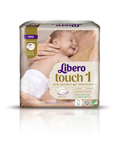 Alle våre bleier for barn på 0-2 måneder 1 - 8KG - Libero