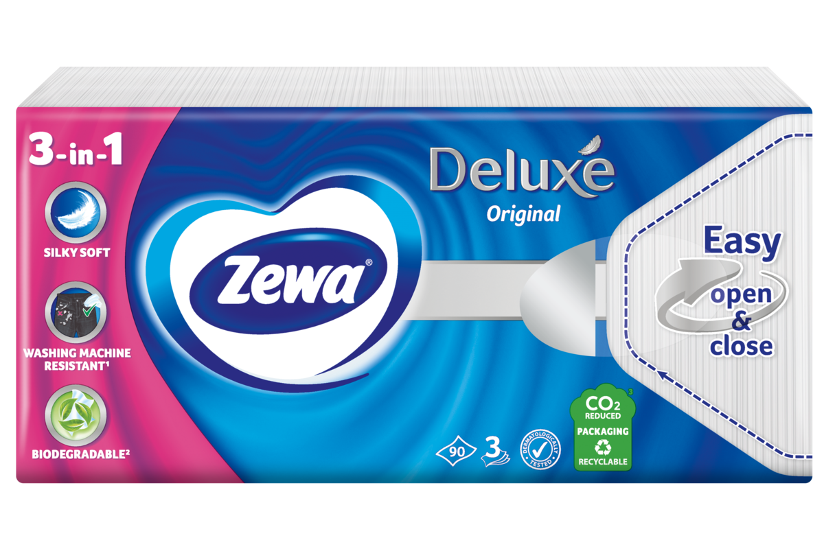Zewa Deluxe Original papír zsebkendő - Zewa