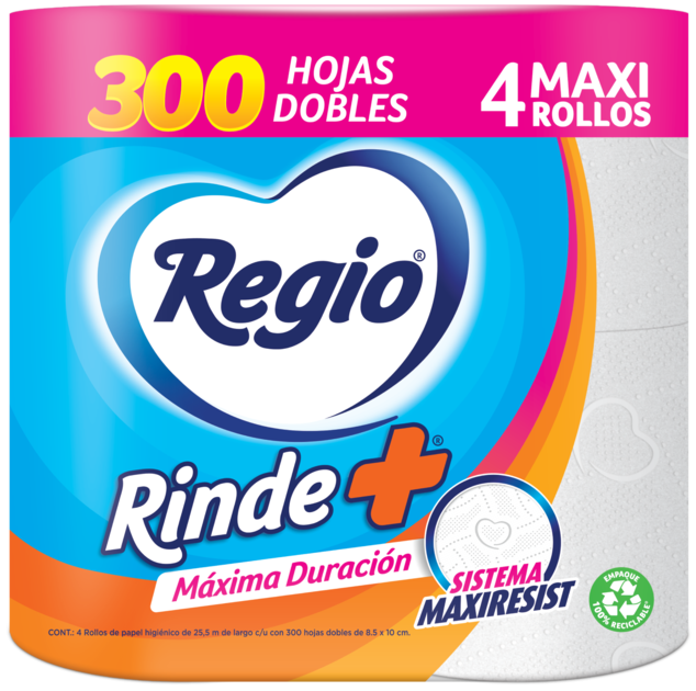 Papel Higiénico Regio Rinde Más - Regio® Papel Higiénico Regio Rinde Más - Regio®