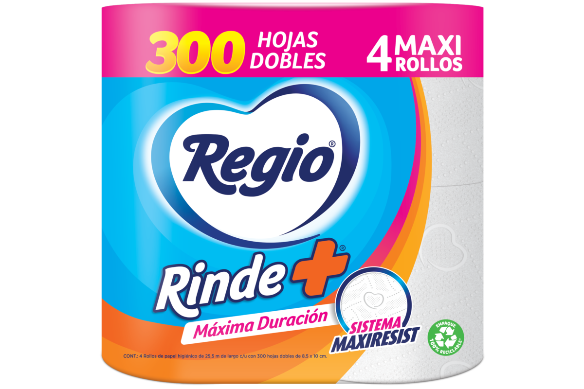 Papel Higiénico Regio Rinde Más - Regio®