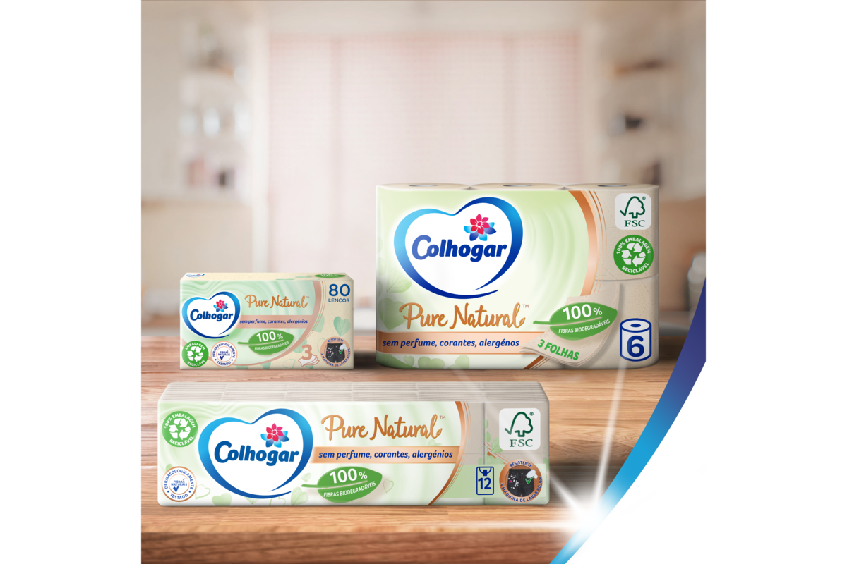 Papel Higiénico Colhogar Pure Natural - Colhogar