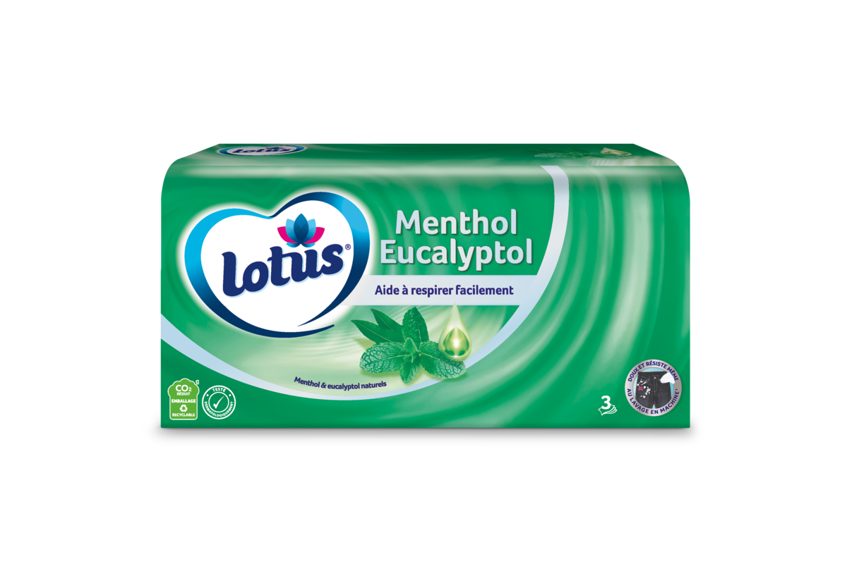 Lotus Boîte mouchoirs Menthol Eucalyptol - Lotus
