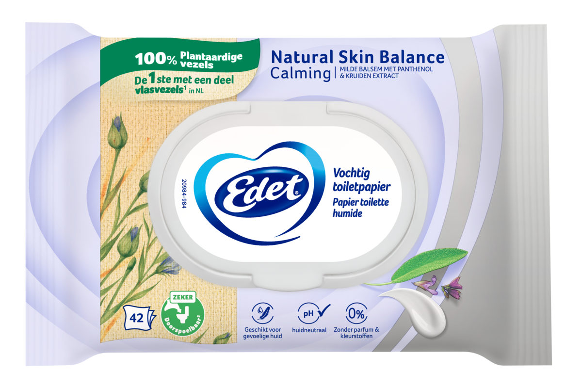 Edet vochtig toiletpapier Natural Skin Balance - Edet