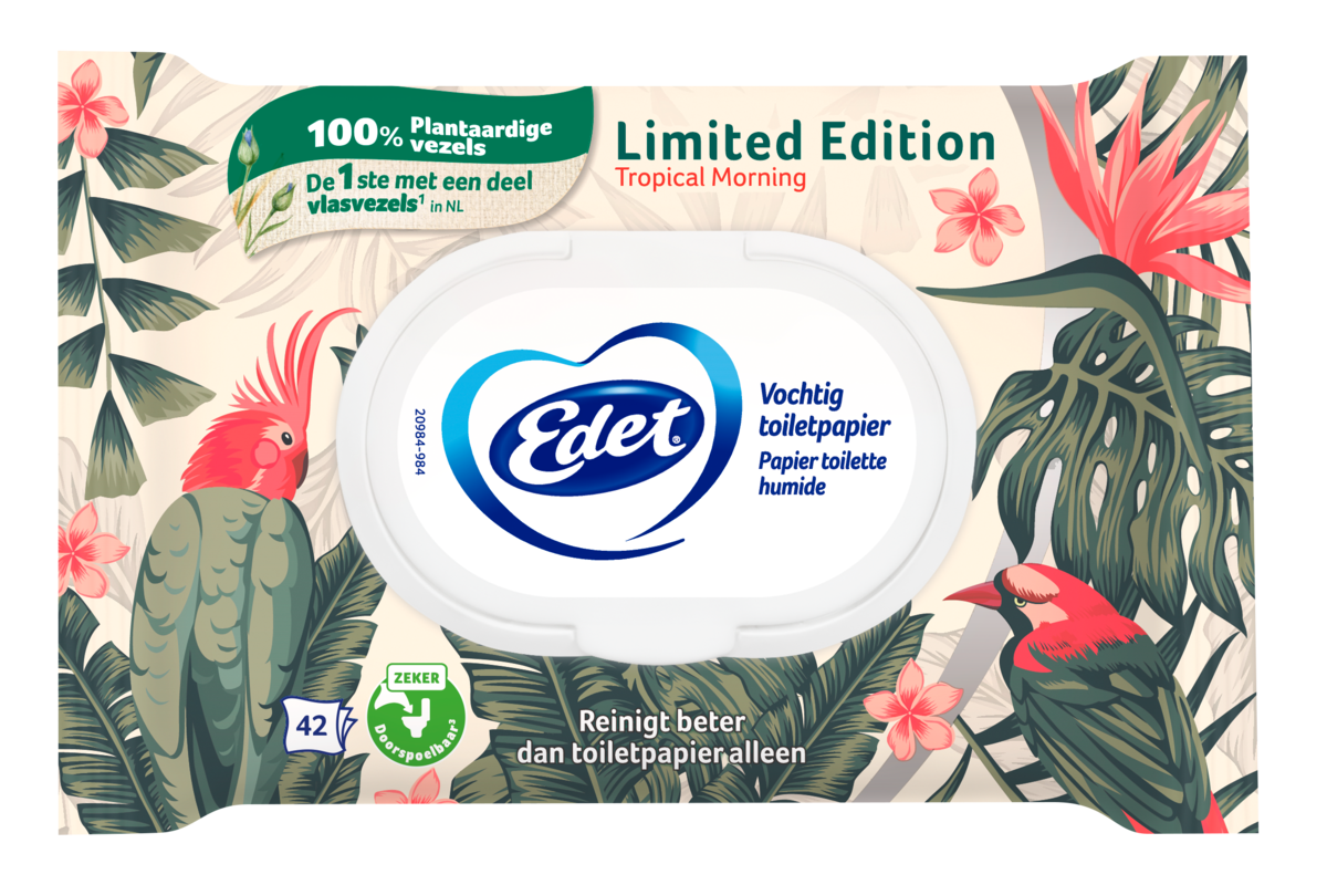 Edet vochtig toiletpapier limited edition - Edet