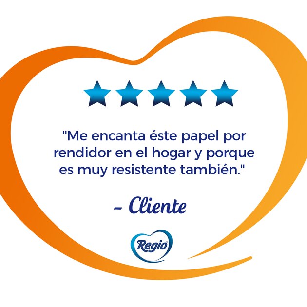 Papel Higiénico Regio Rinde Más - Regio®