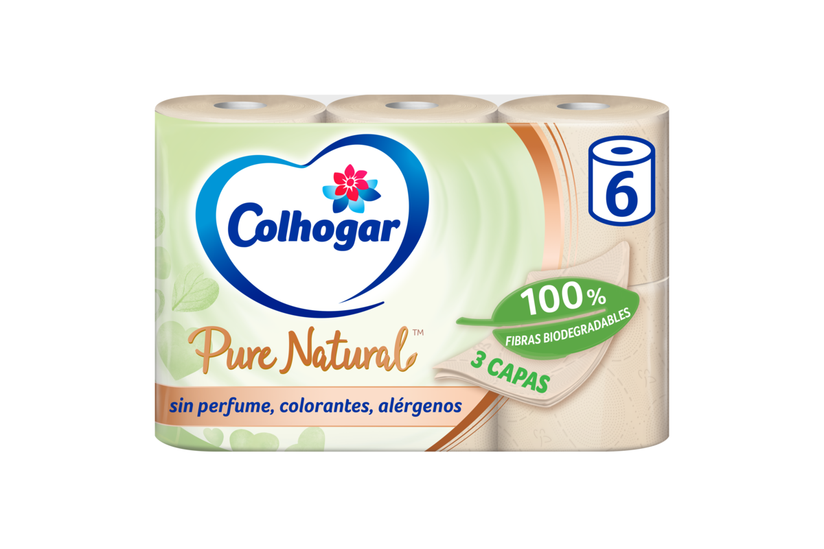 Papel Higiénico Colhogar Pure Natural - Colhogar