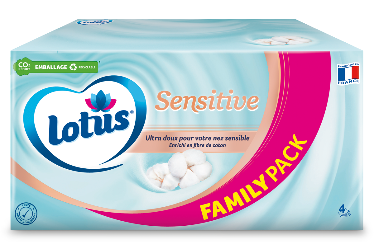 Boîte Mouchoirs Lotus Sensitive - Lotus