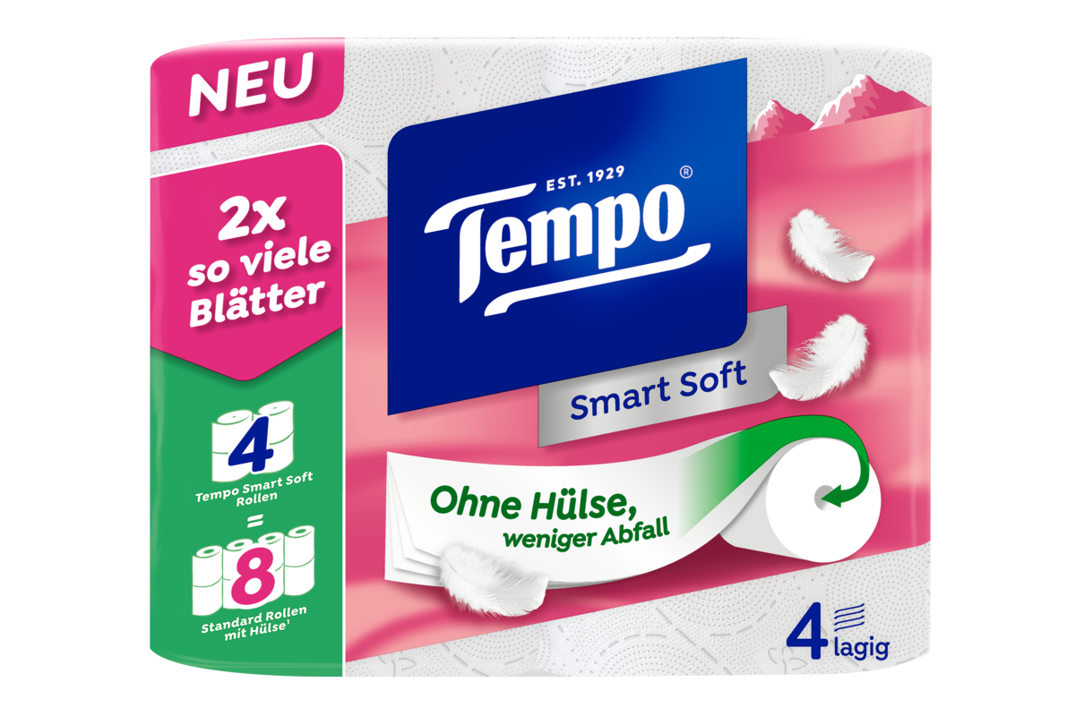 Tempo Smart Soft WC Papier 4-lagig - Tempo